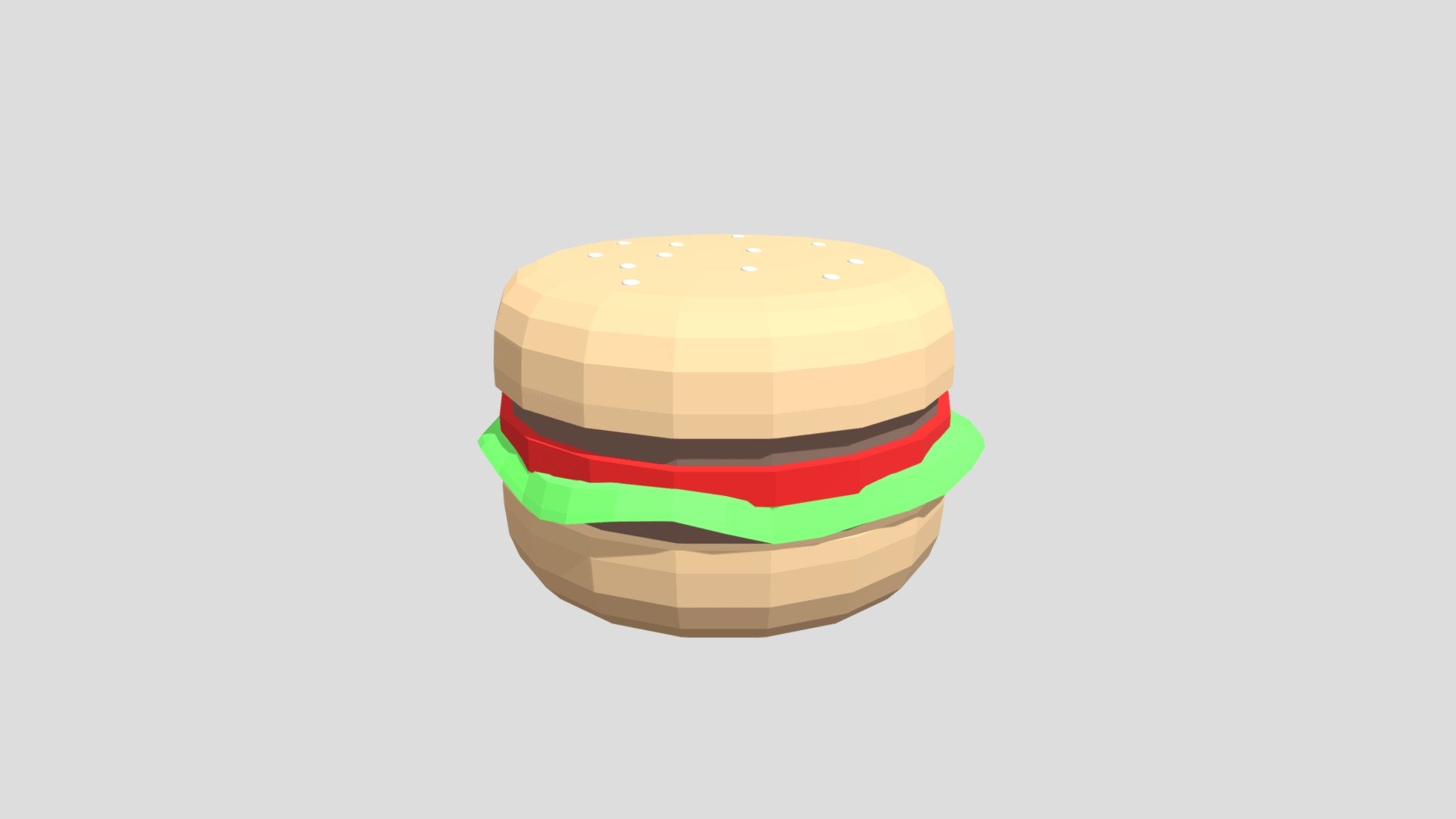 Hamburger from Poly by Google - Download Free 3D model by IronEqual ...