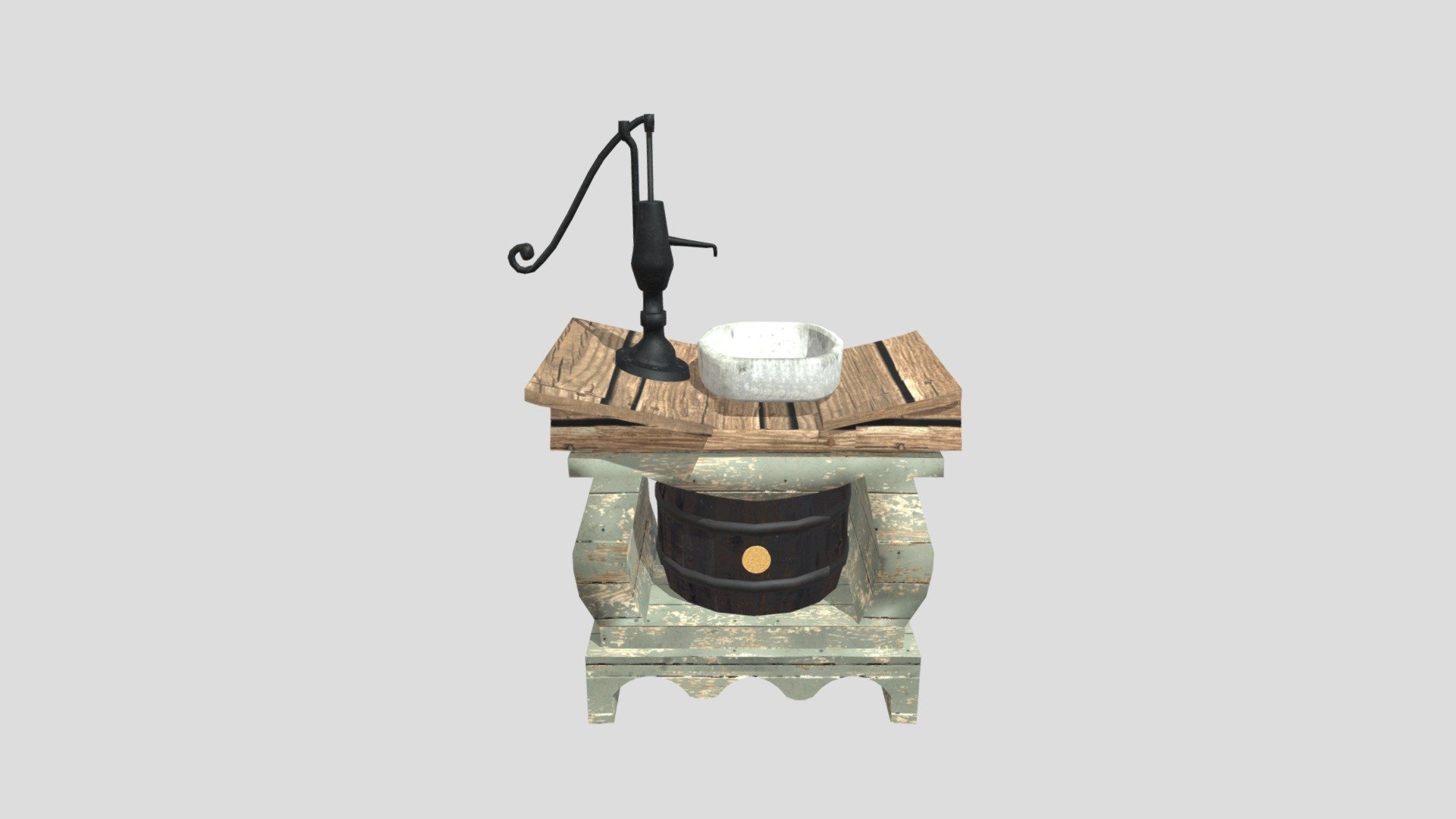 Medieval_sink (1) - 3D model by Theajh [748020f] - Sketchfab