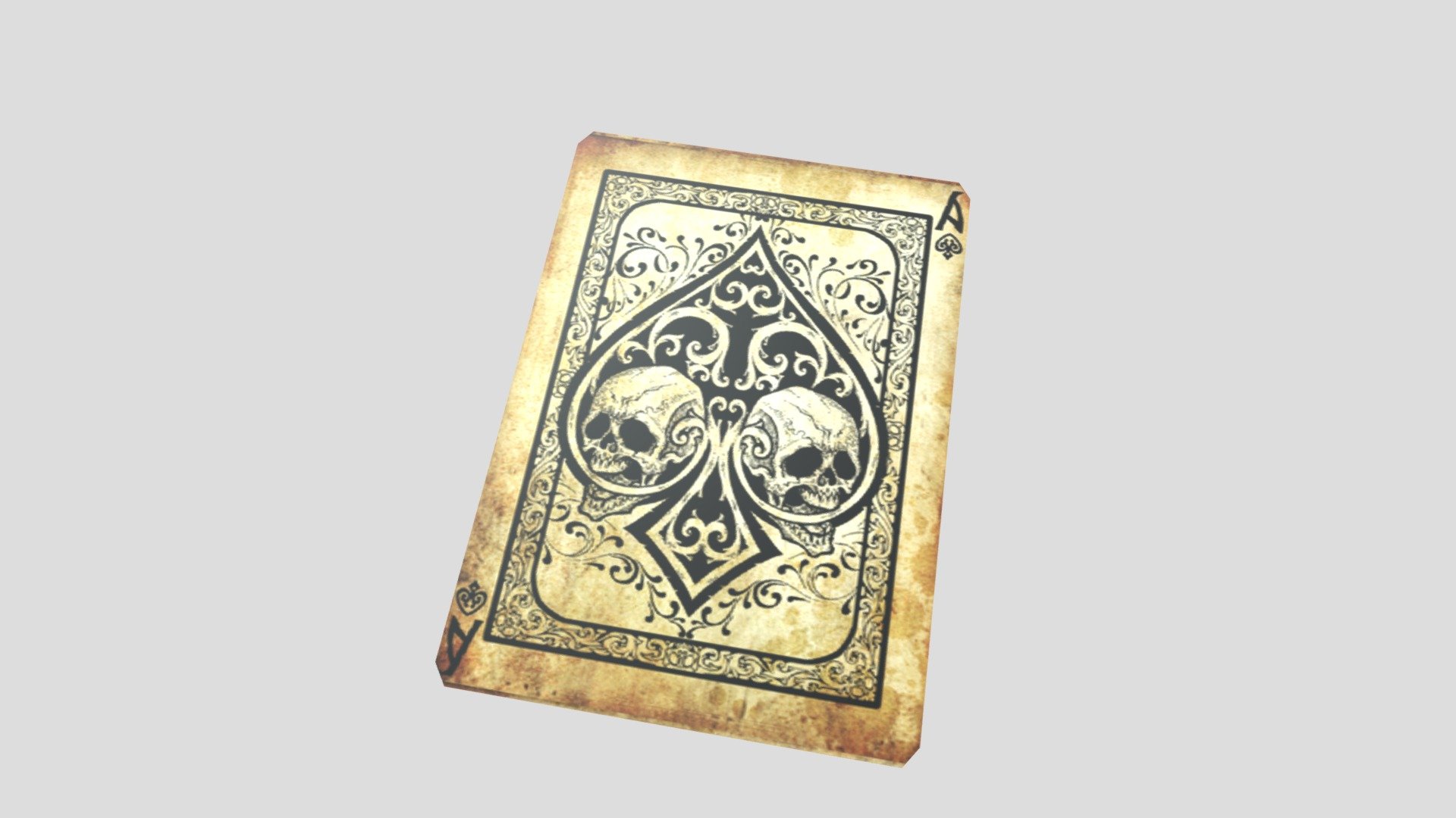 Ace of Spades Poker Card - Download Free 3D model by agi.topalova ...