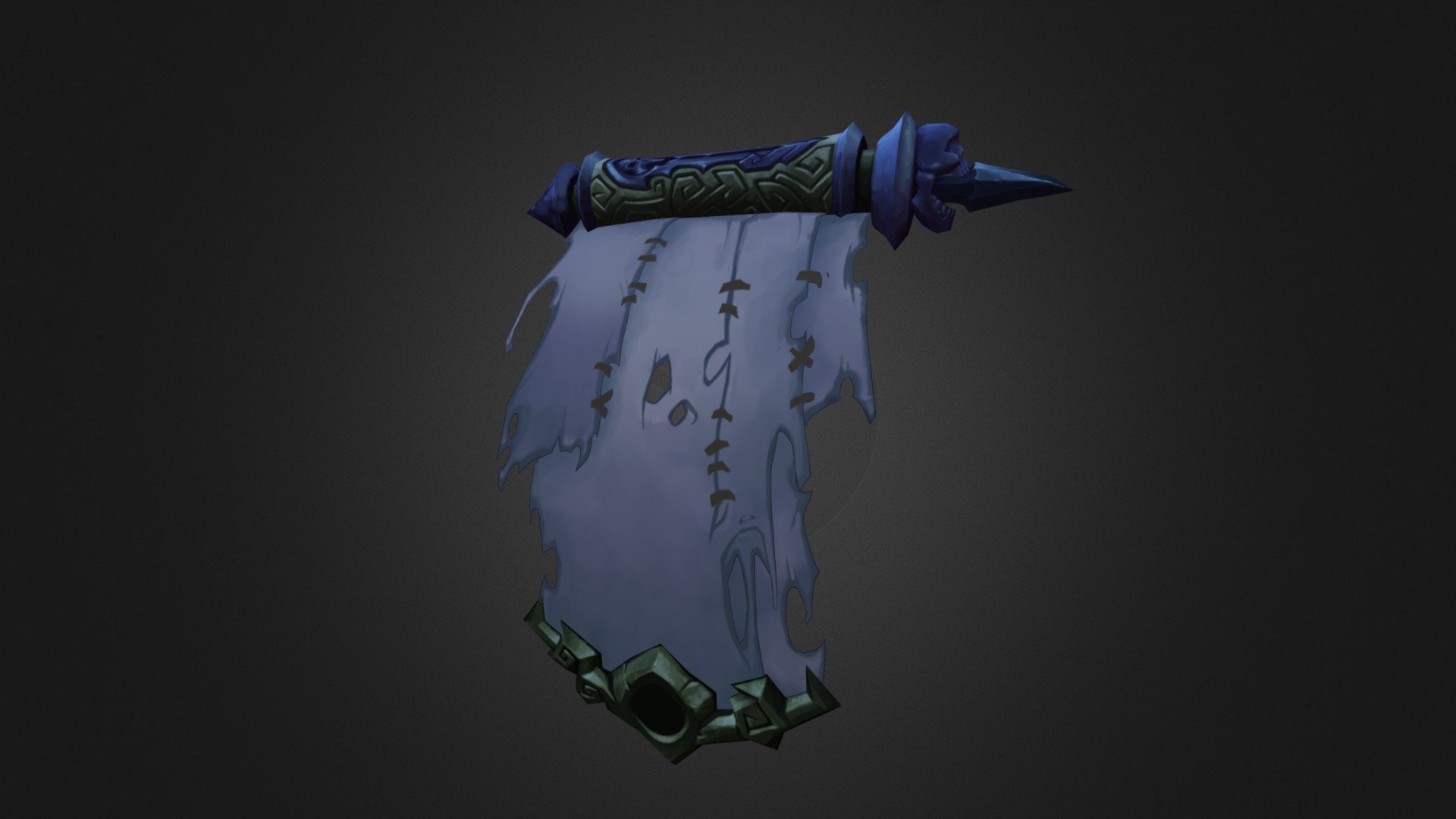 Scroll - 3D model by Eleetabix [748111d] - Sketchfab