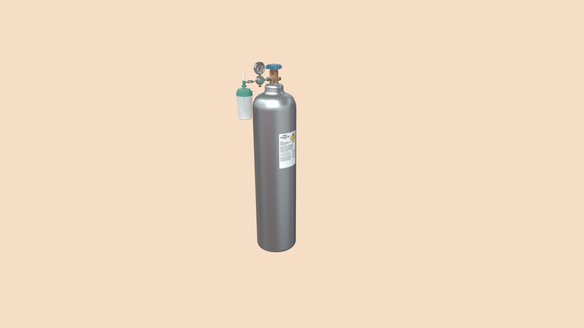 Oxygen Tank - 3D model by Navjot (@developrstore) [7484ae9] - Sketchfab