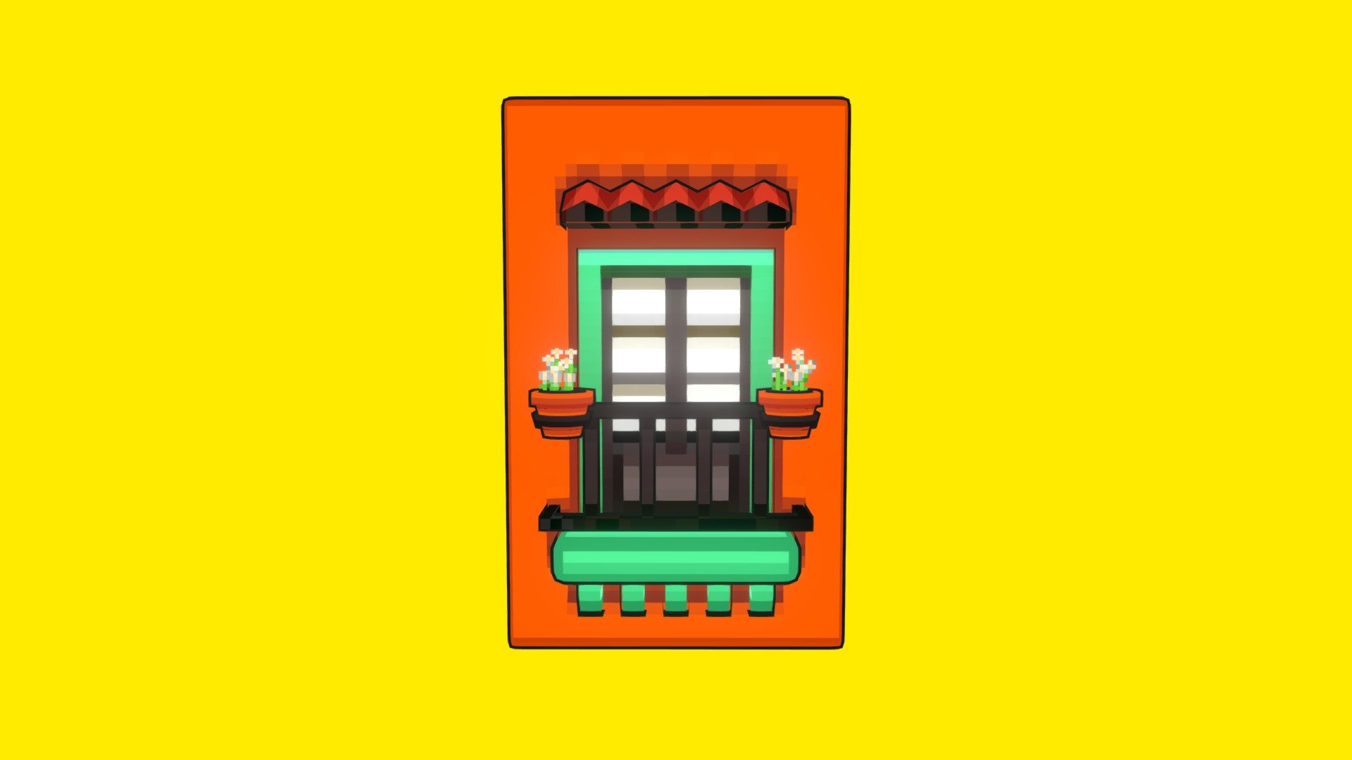 Balcony - 3D model by Sam Muniz (@kyutahub) [7486149] - Sketchfab