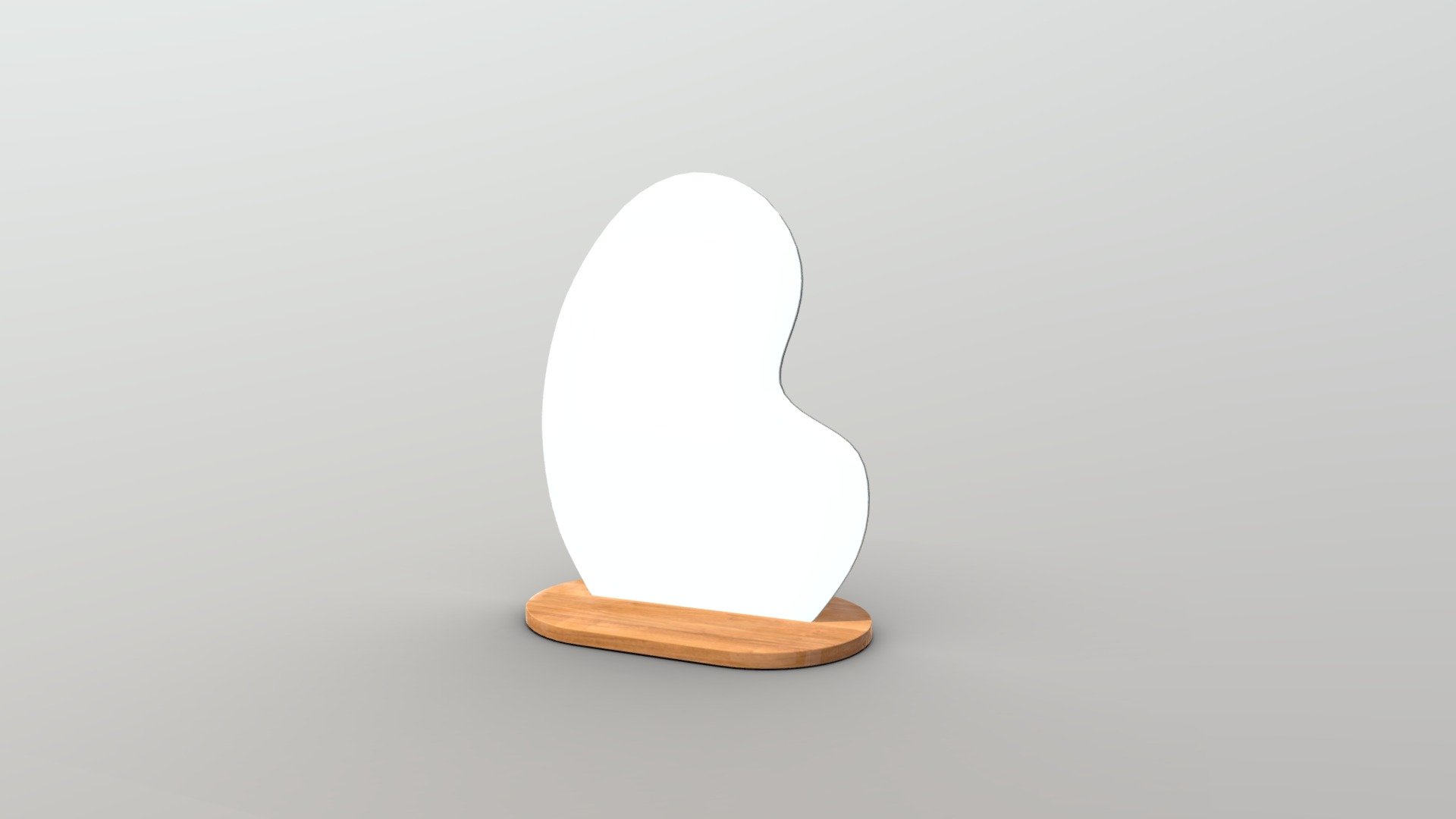 Brownie Irregular Frameless Mirror - Buy Royalty Free 3D model by ...