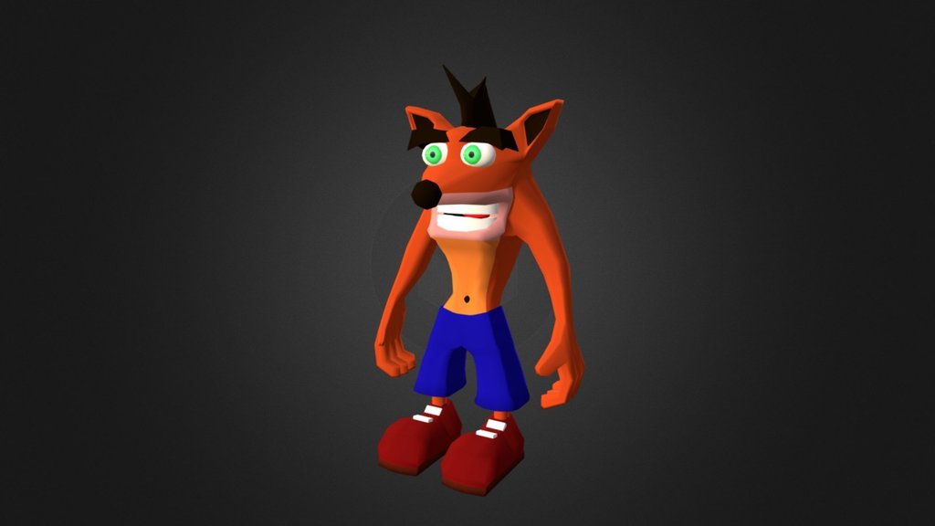 Crash Bandicoot - 3D model by Sr.Bertozo [7489781] - Sketchfab