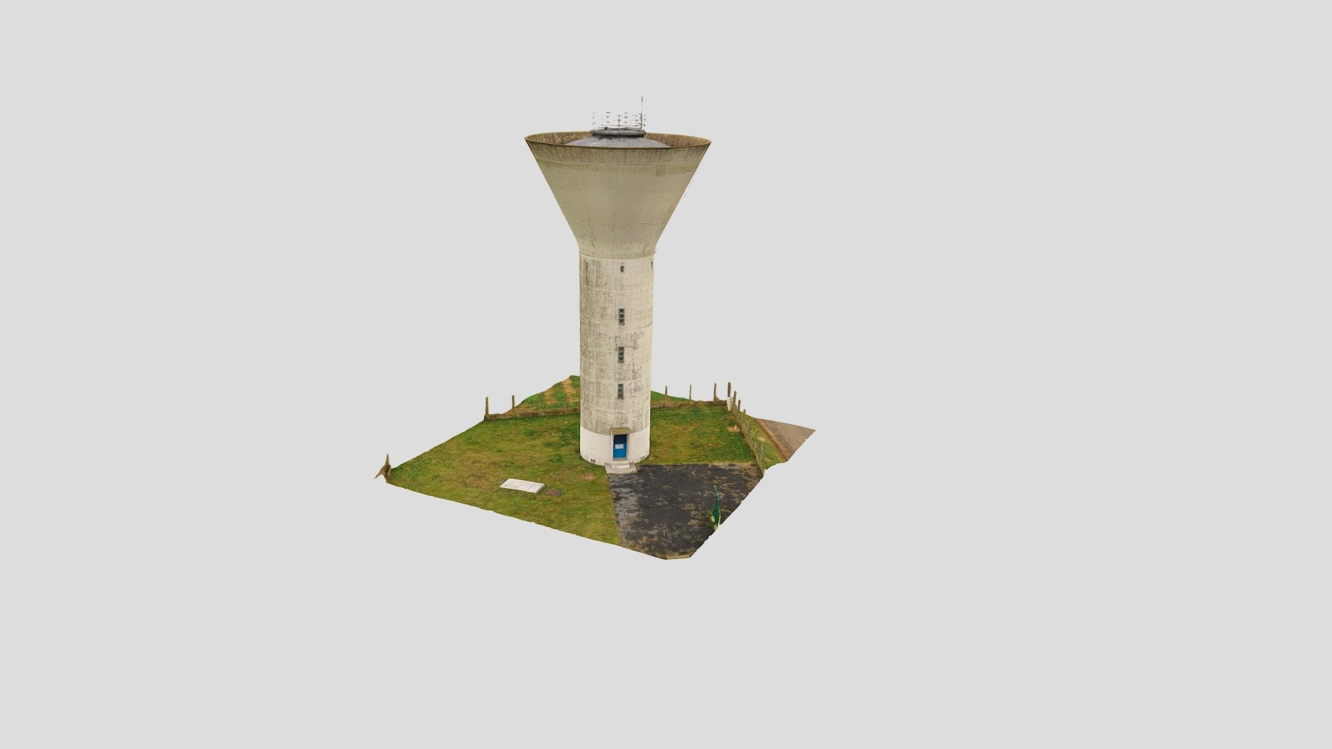 Château D'eau - 3D model by DroneDelattreExpertise [7489ec6] - Sketchfab