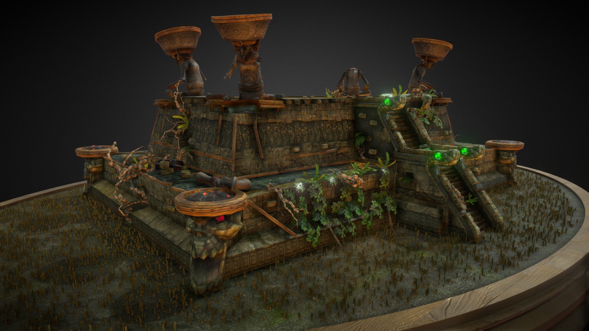 World Of Warcraft inspired Temple - WOW - Buy Royalty Free 3D model by ...