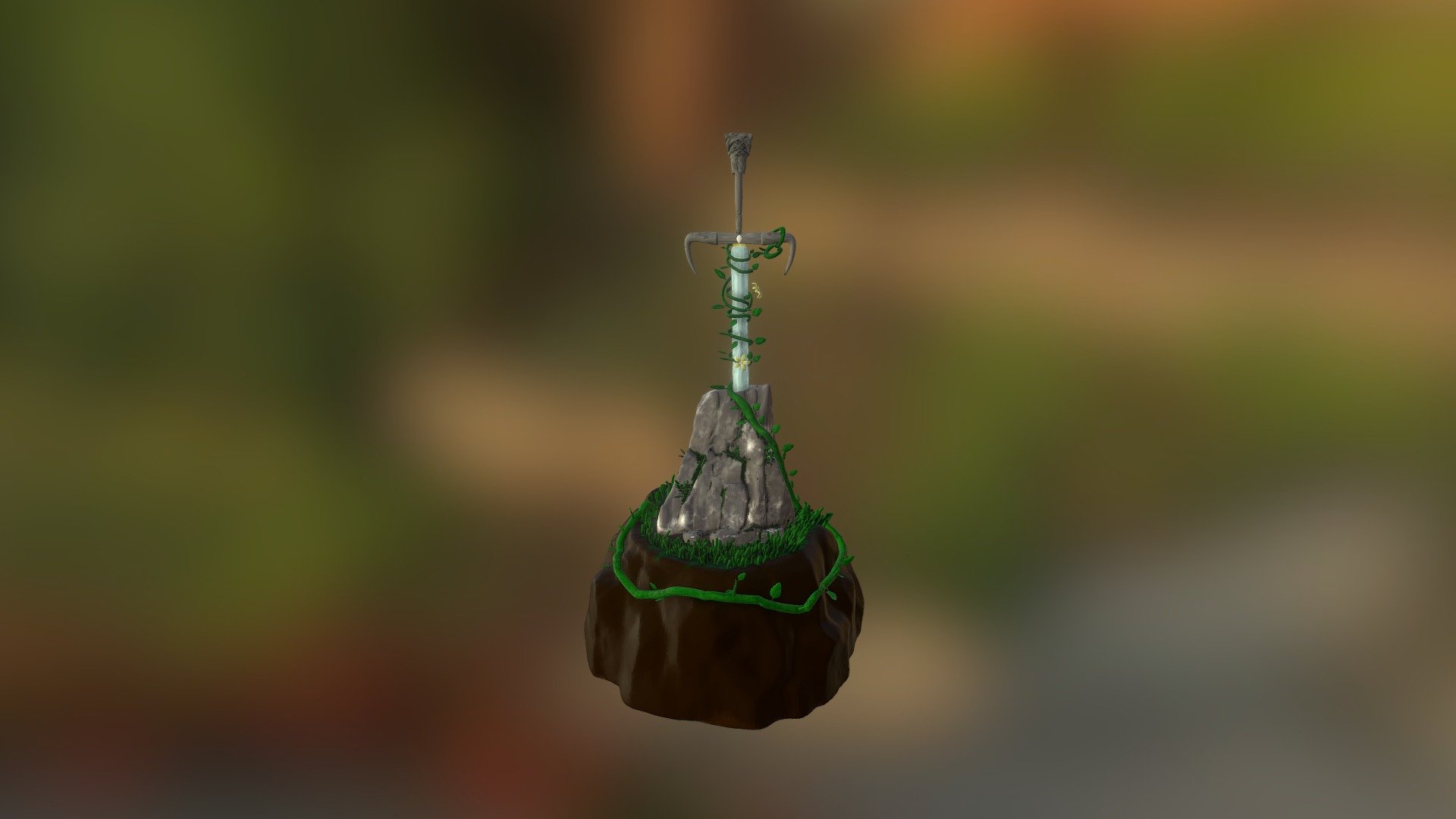 Sword in the Stone - Download Free 3D model by MrJosey [748d8d9 ...