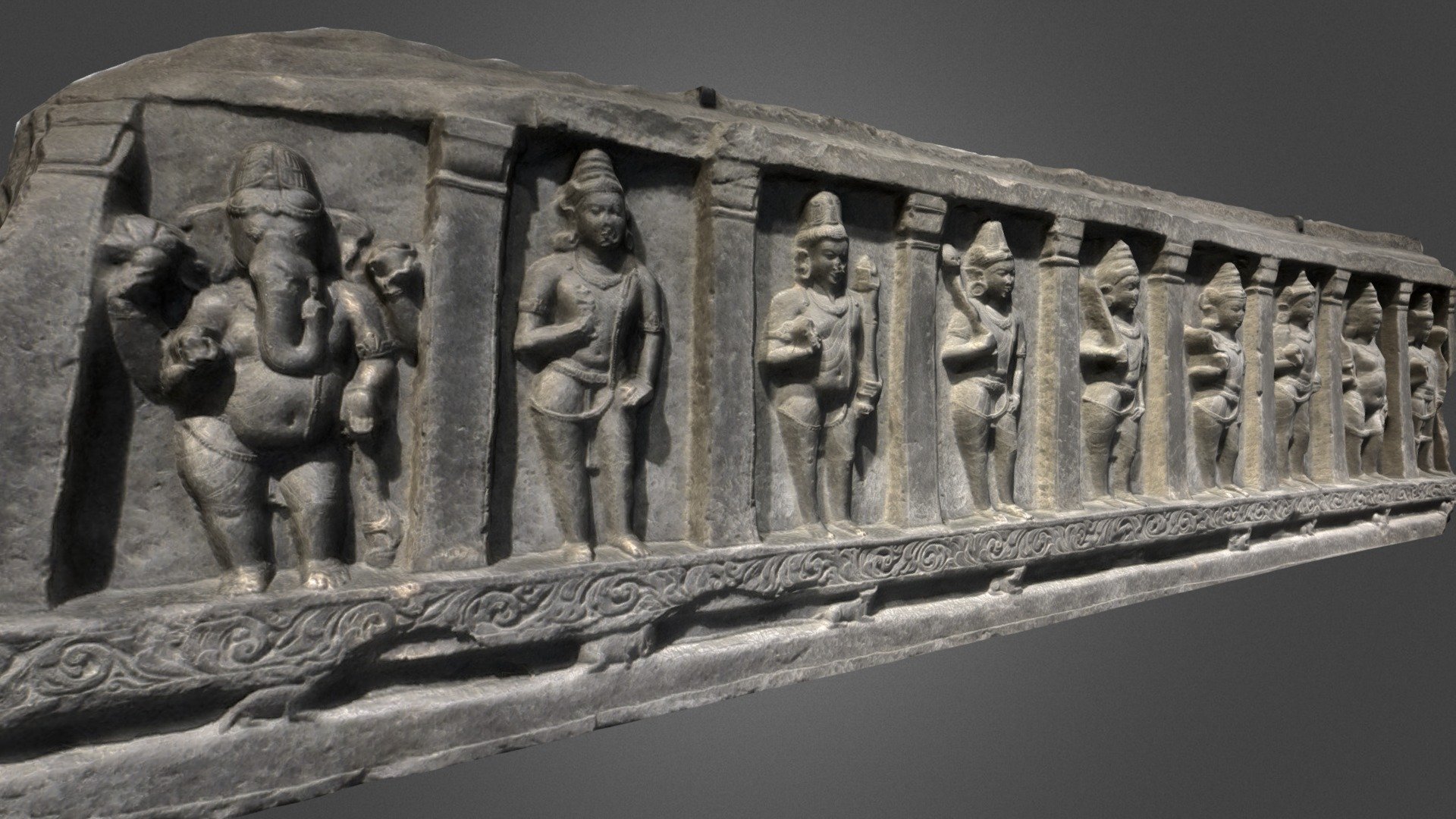 Basalt Lintel with Ganesha, British Museum - 3D model by Thomas Flynn ...