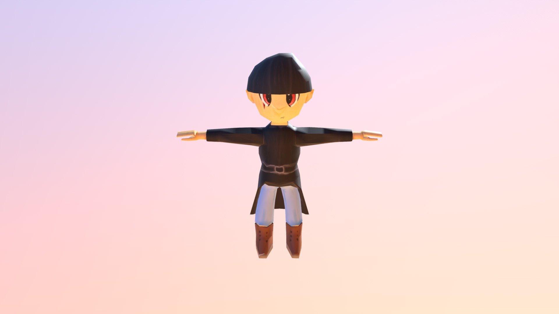 Low Poly Character (Bader Blade) - 3D model by BaderBlade [748f7bb ...