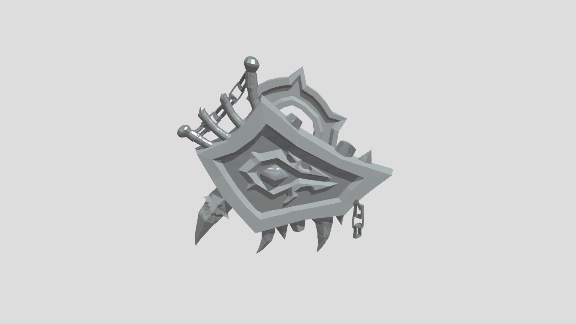 WOW Horde Shield - 3D model by José Hernández (@joseHN) [74913bf ...