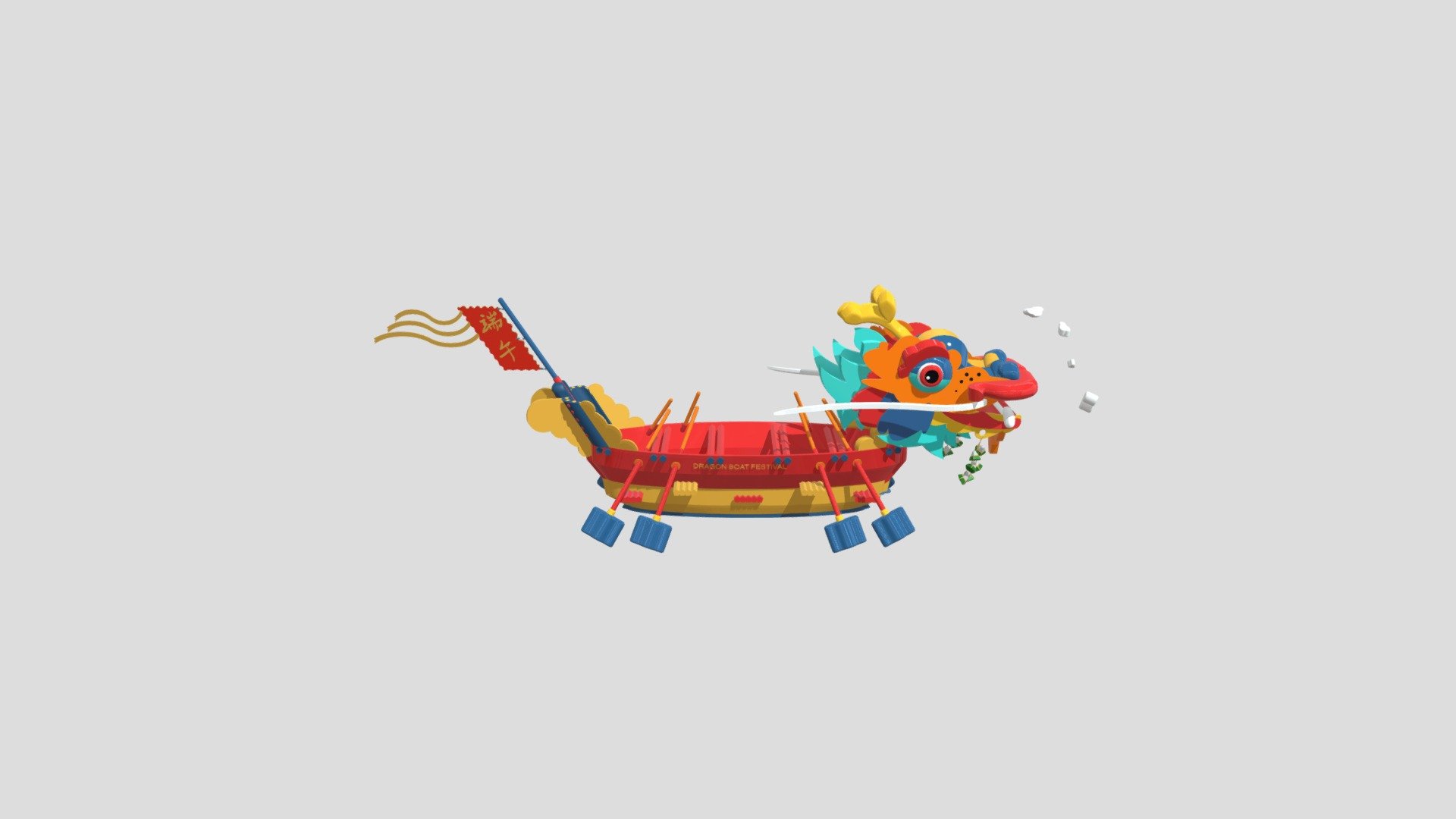 Dragon Boat Asset Pack - 02 Main body - 3D model by Rubysunshine ...