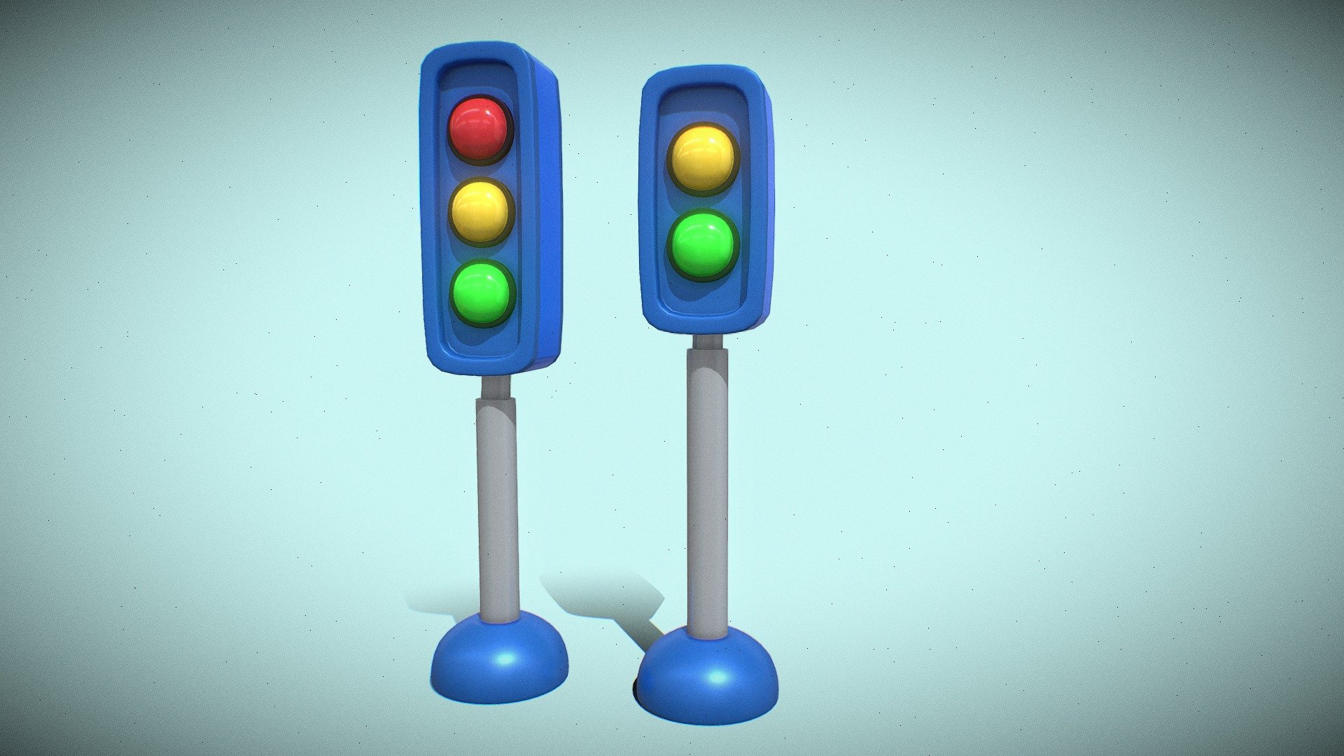 Traffic Light - Buy Royalty Free 3D model by NebulaLLC [7492fbe ...