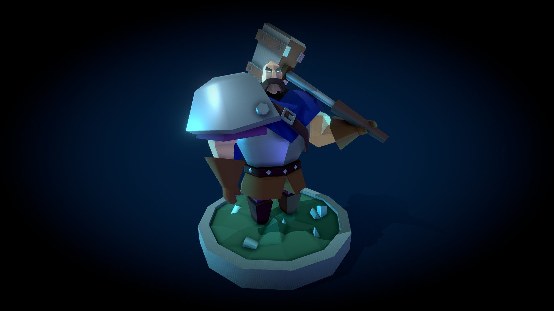 Thunder Knight - 3D model by Gamefruit (@step) [74934eb] - Sketchfab