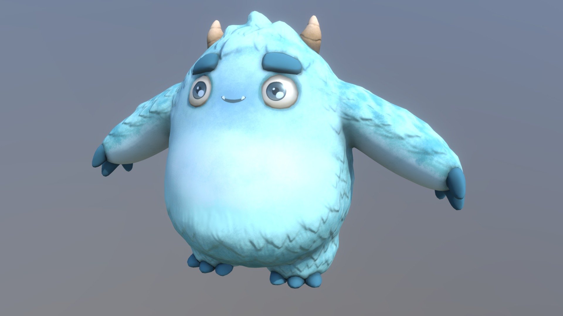 Little snow monster - 3D model by coolcoolburger [7493ce0] - Sketchfab