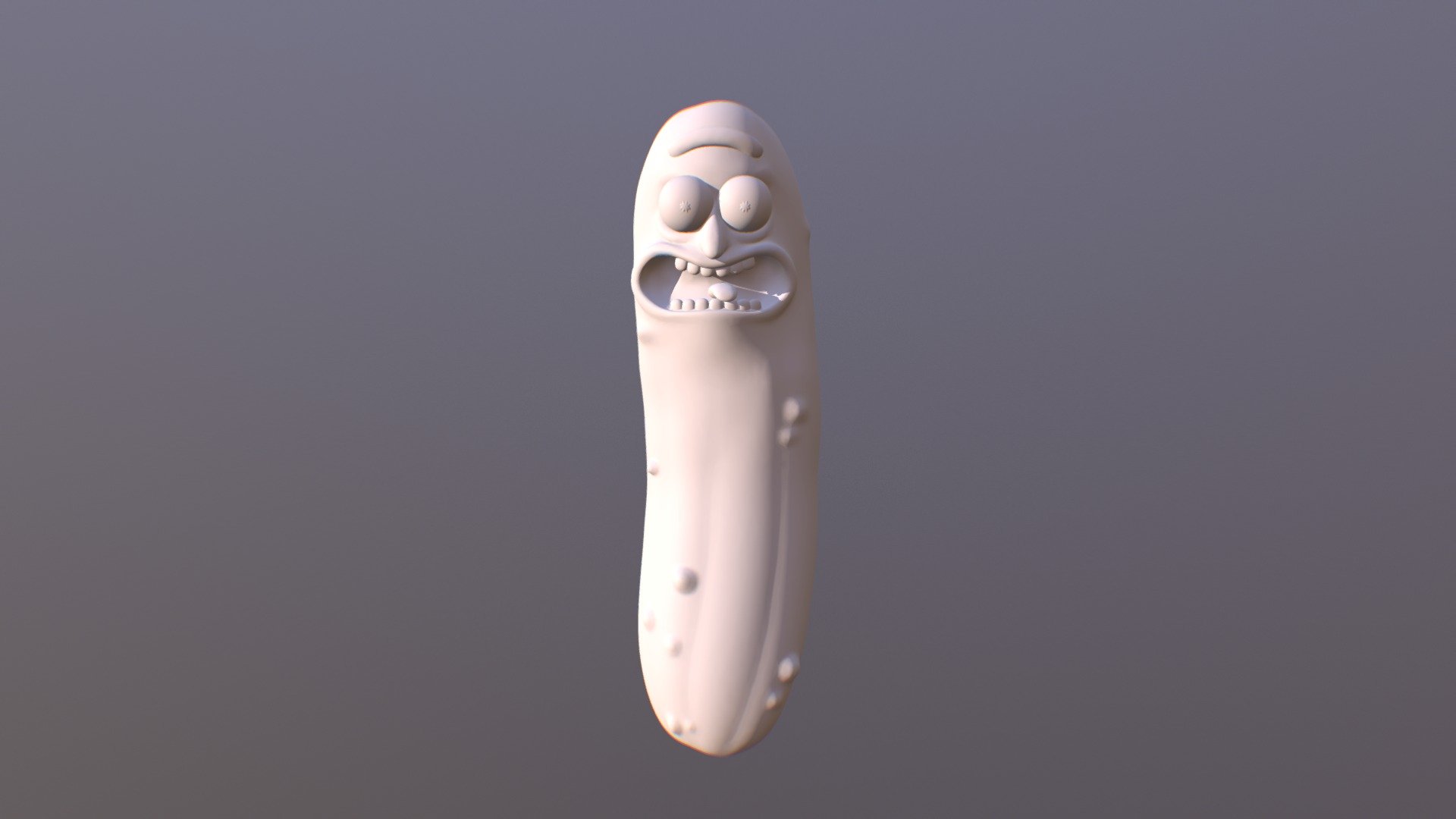 Pickle Rick (WIP) - 3D model by scribbletoad [7493e04] - Sketchfab