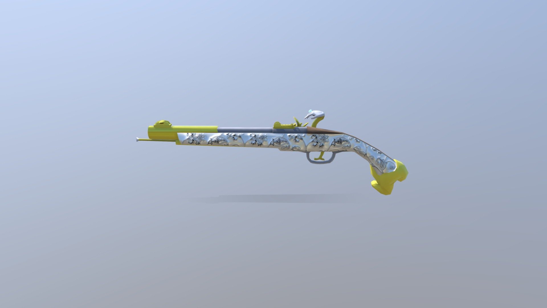 Fantasy Musket - 3D model by jiahan22 [74953bb] - Sketchfab