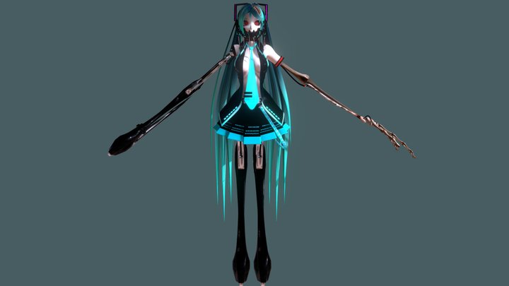 Mikumikudance 3D models - Sketchfab