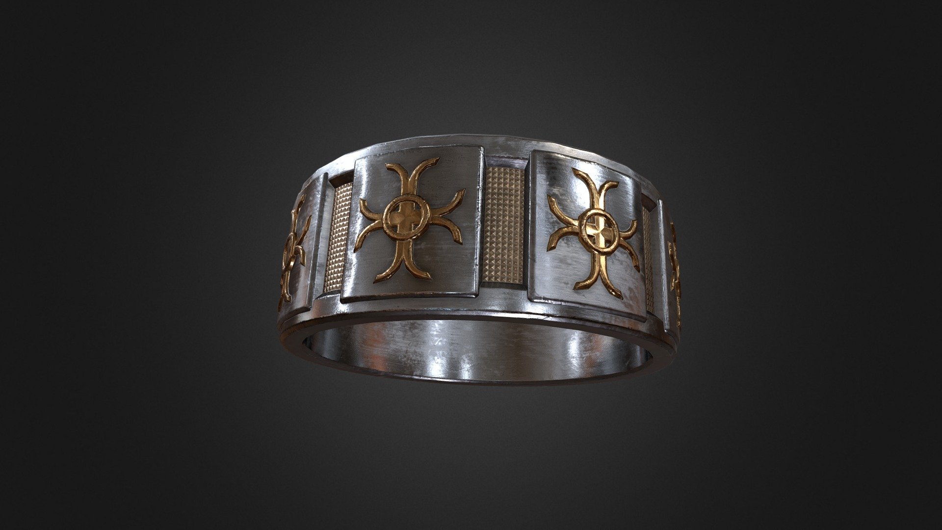 Crusader Ring - 3D model by tonken [74988a8] - Sketchfab