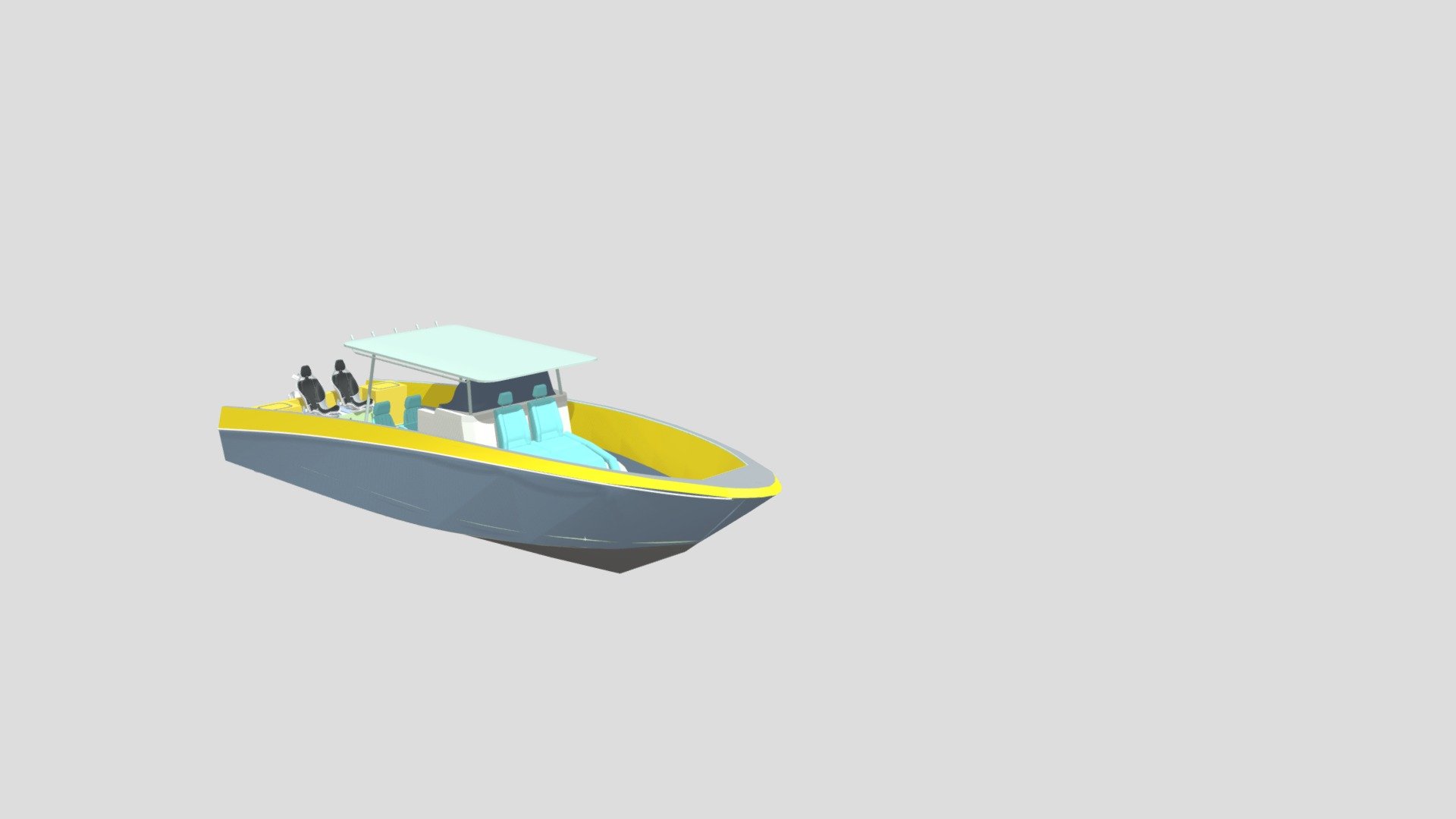 CONSOLE BOAT - 3D model by afterexam [749cc9b] - Sketchfab