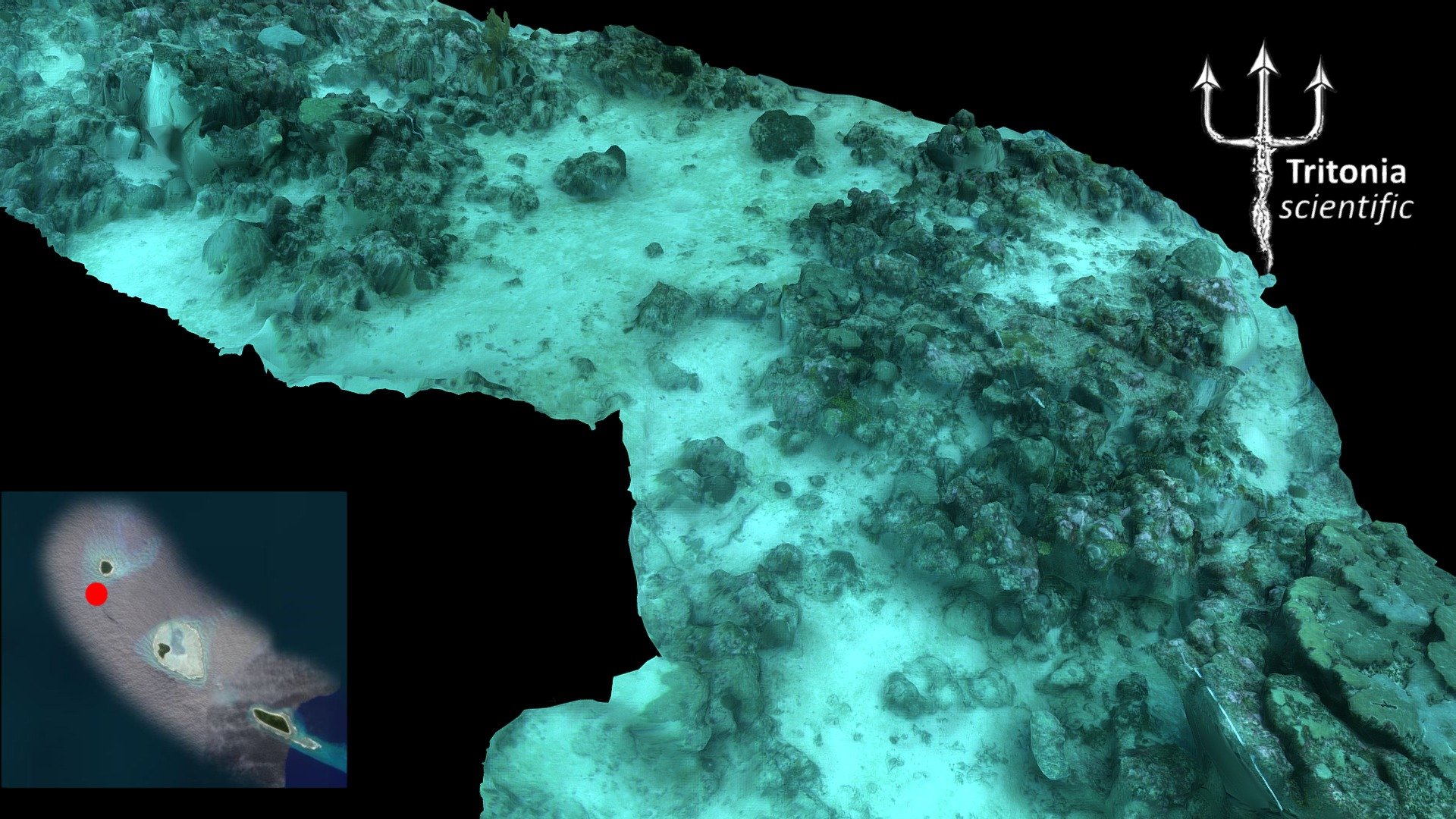 North Brother, Great Chagos Bank, 17.5m - 3D model by Tritonia ...