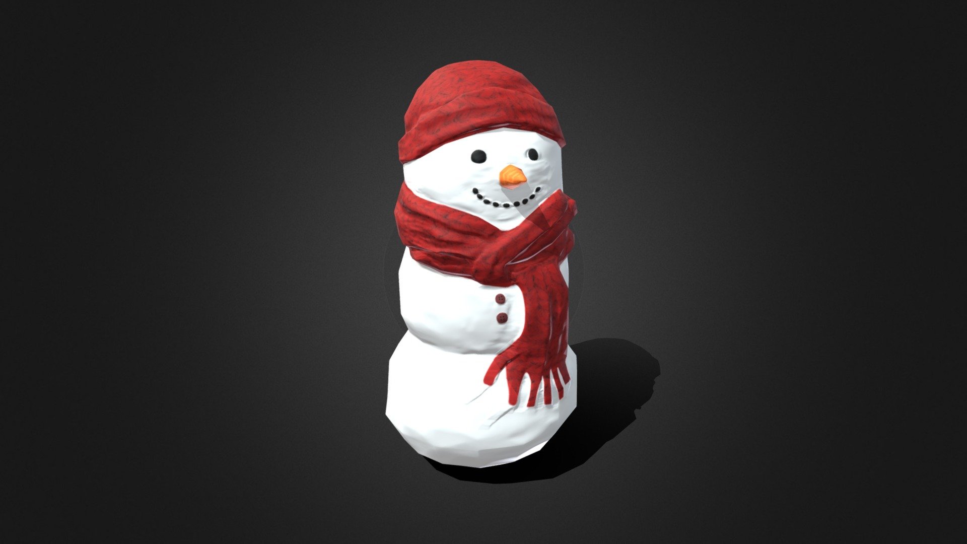 Snowman - 3D model by togerat [749fb2b] - Sketchfab