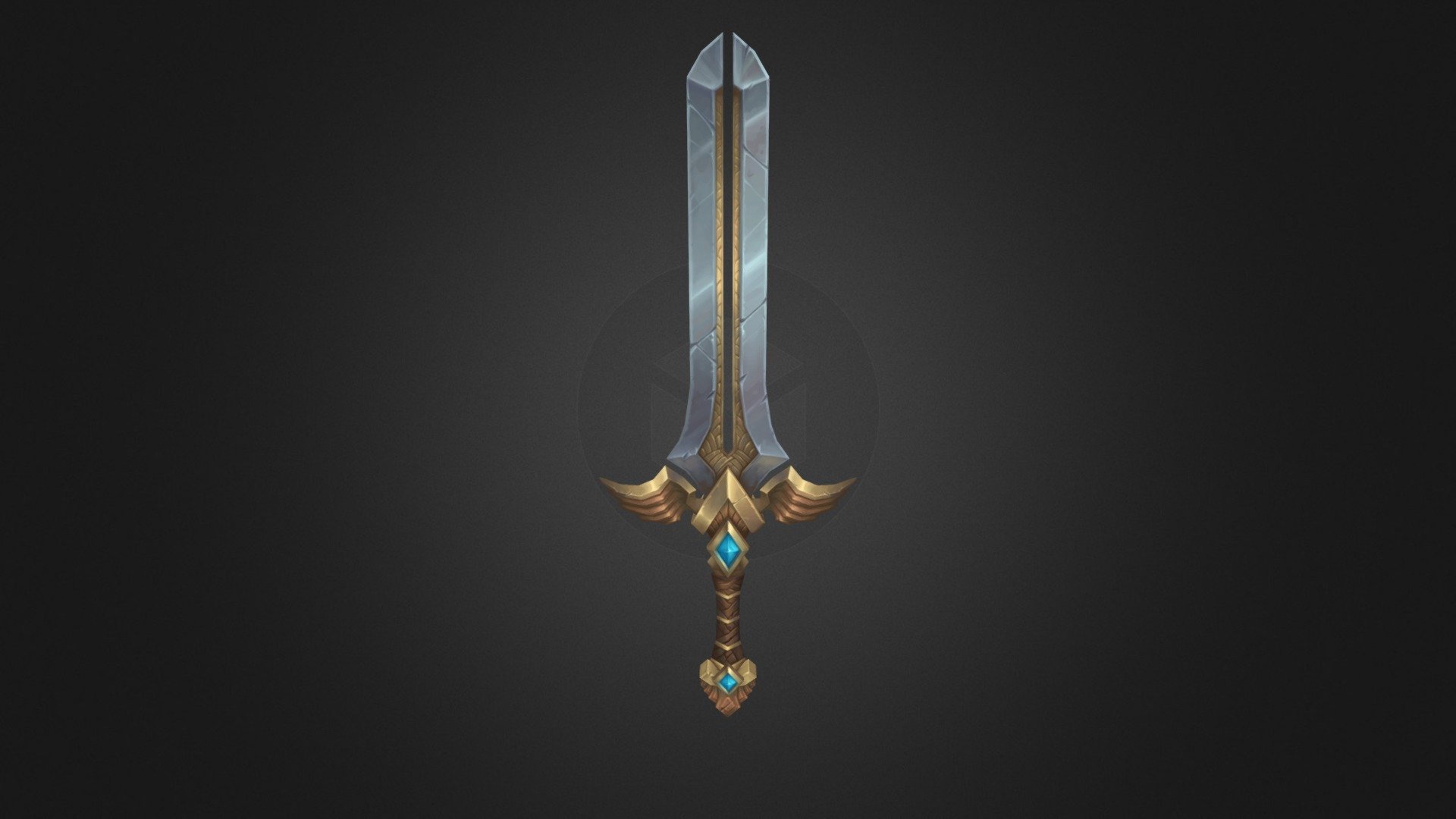 Hand Painted WoW Style Sword - 3D model by EricHart [74a0e11] - Sketchfab