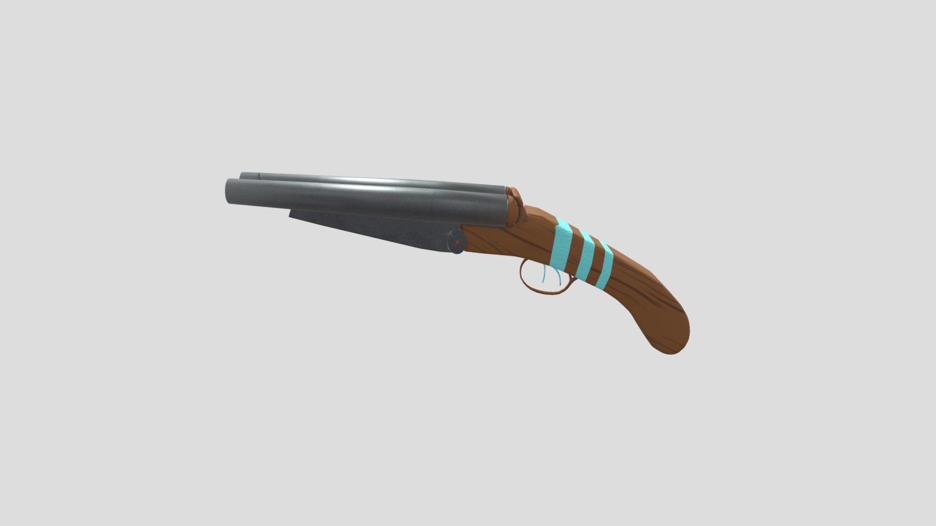 Double Barrel - 3D model by Cuki (@cabrera9806) [74a20ad] - Sketchfab