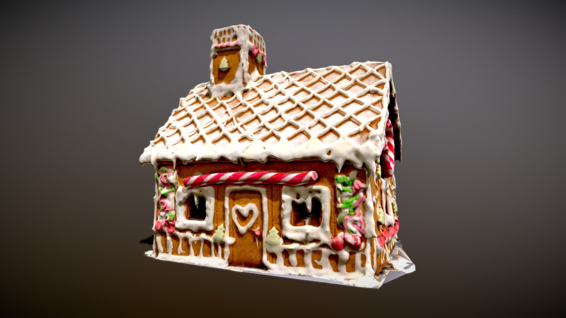 Ginger bread house - 3D model by vrzichtbaar [74a2b71] - Sketchfab