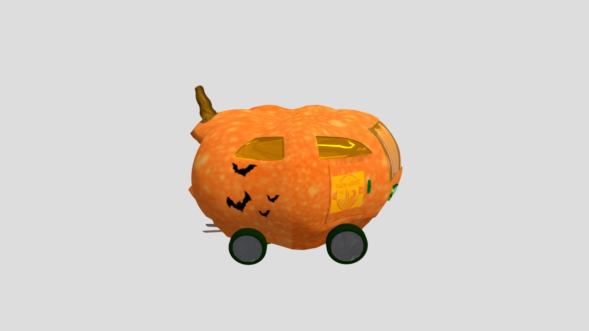 Evan blake - Pumpkin Race car - 3D model by EvanBlake [74a331f] - Sketchfab