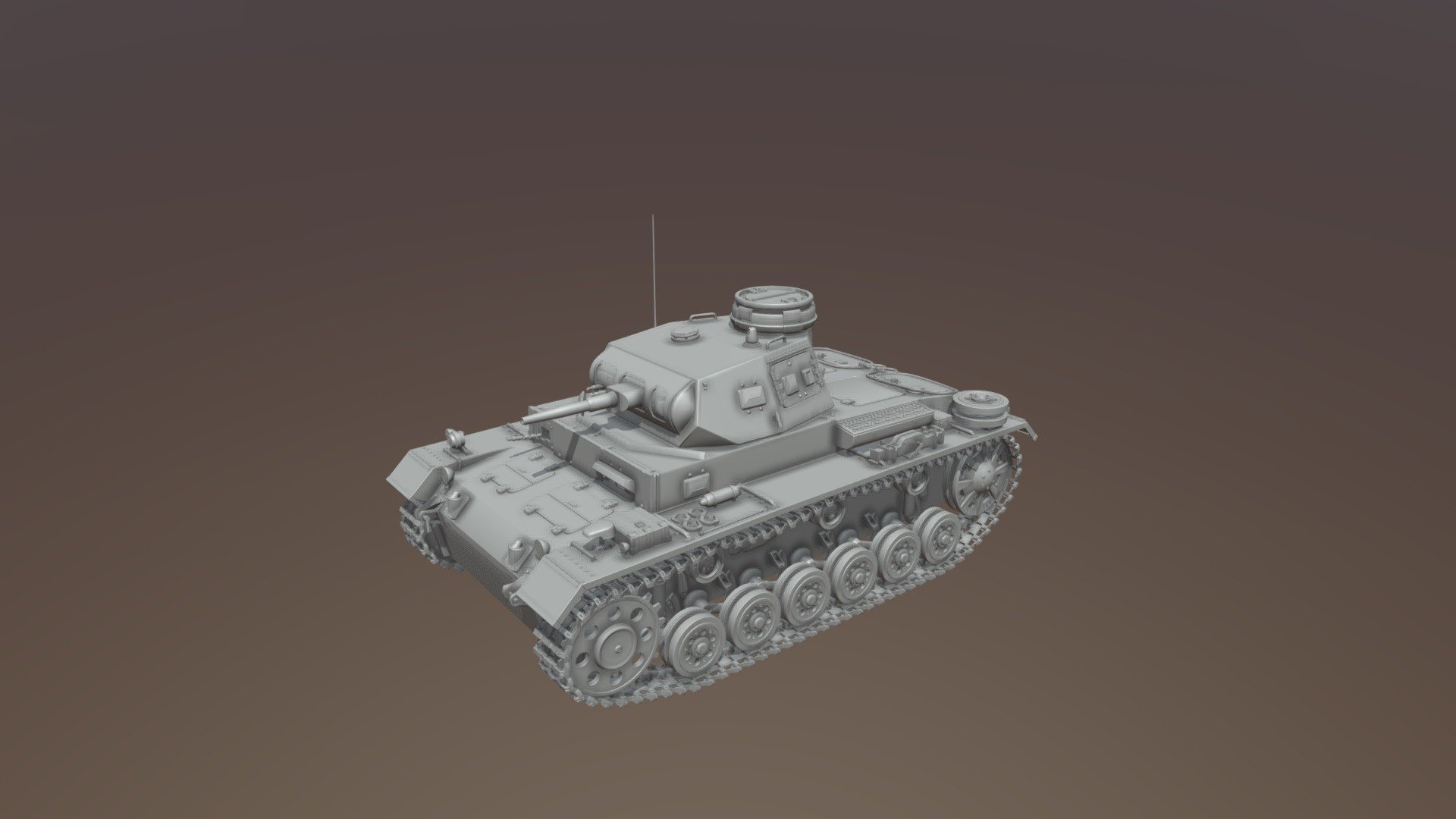 PzKpfw III - Panzer 3 - Ausf. E - Buy Royalty Free 3D model by ...