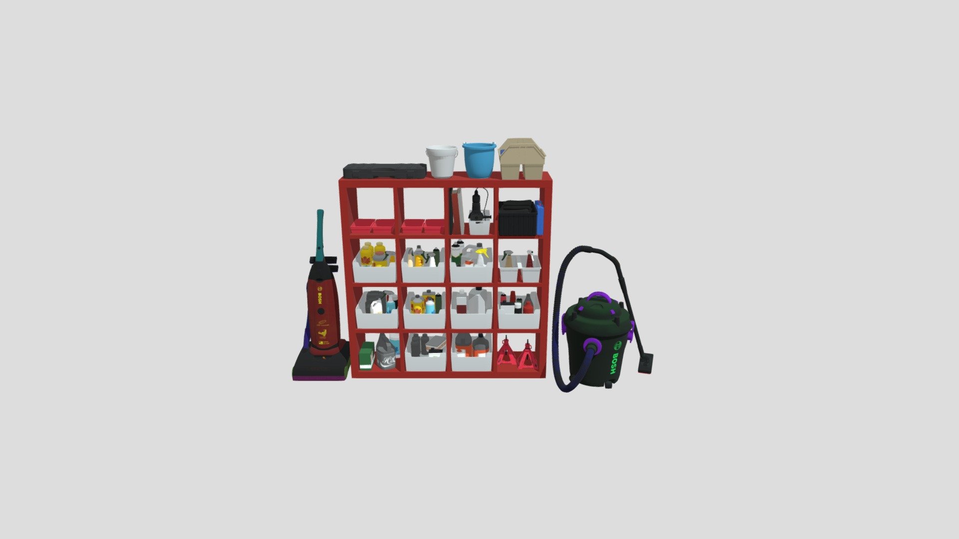garage equipment 5 AM222 Archmodel - Buy Royalty Free 3D model by ...