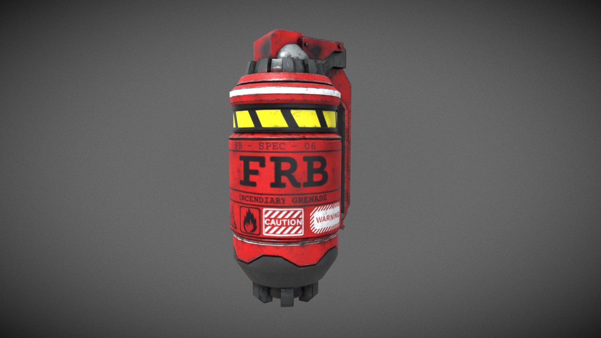 Incendiary Grenade - Download Free 3D model by R.Linden ...