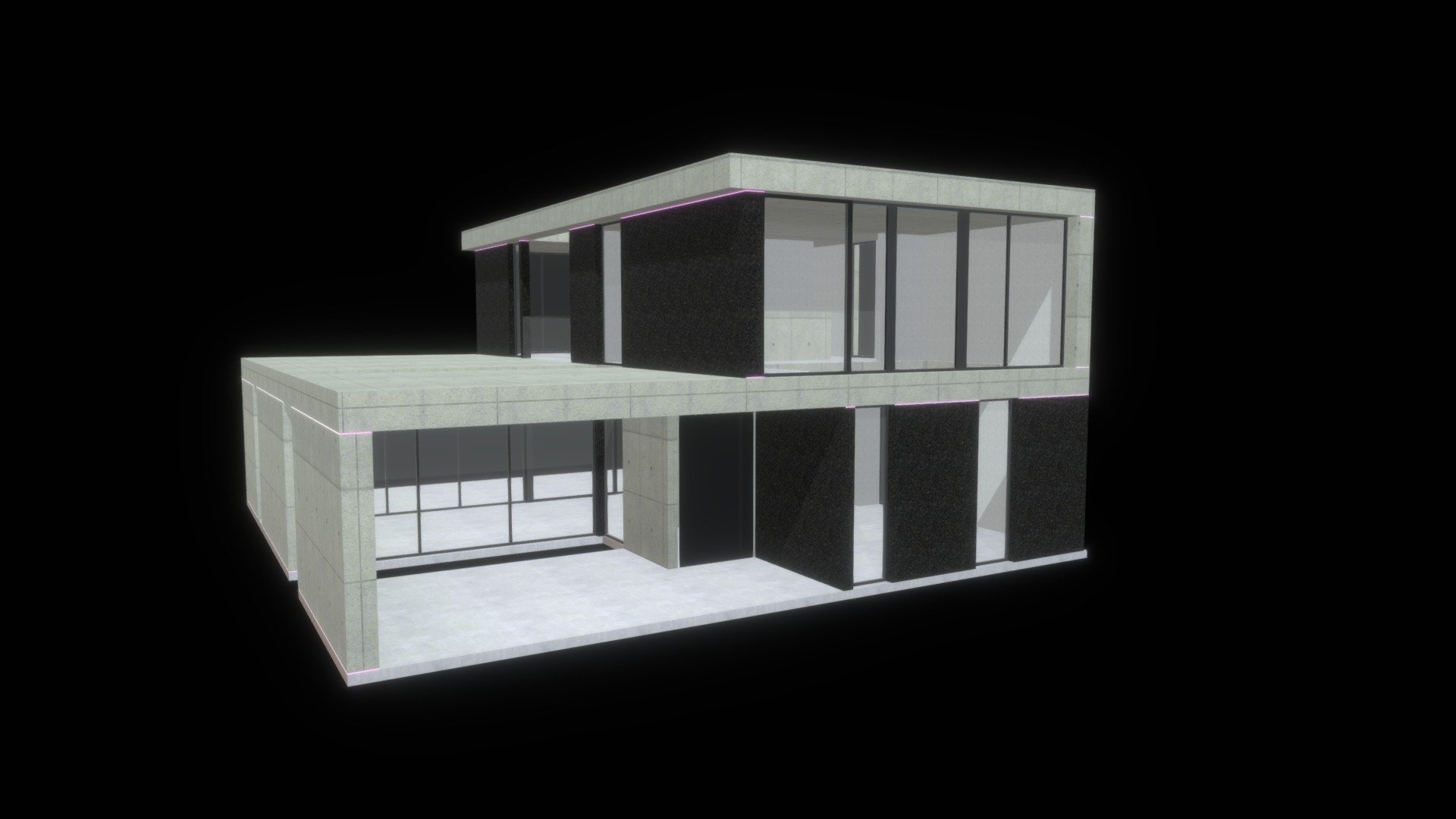 MINIMALIST House - 3D model by Versepective Architecture (@Versepective ...