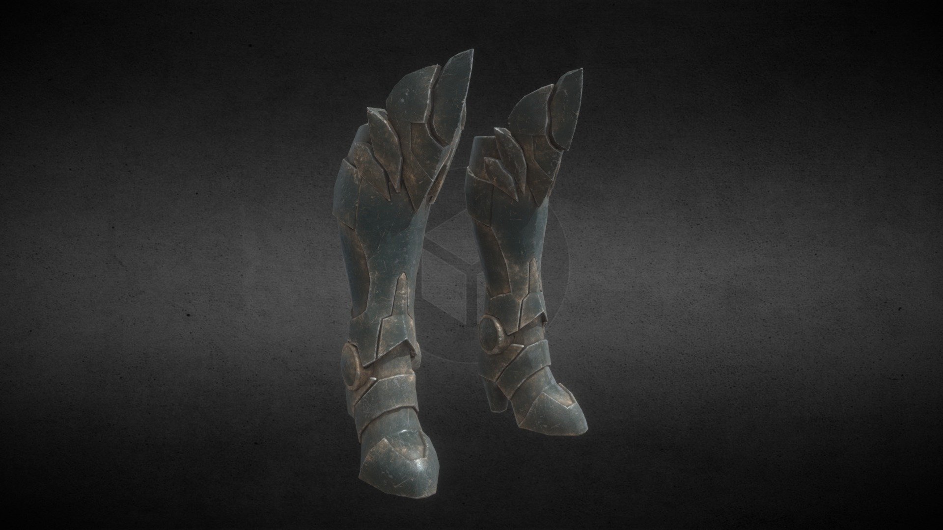 Cyborg scifi leg armor armor female - Buy Royalty Free 3D model by ...