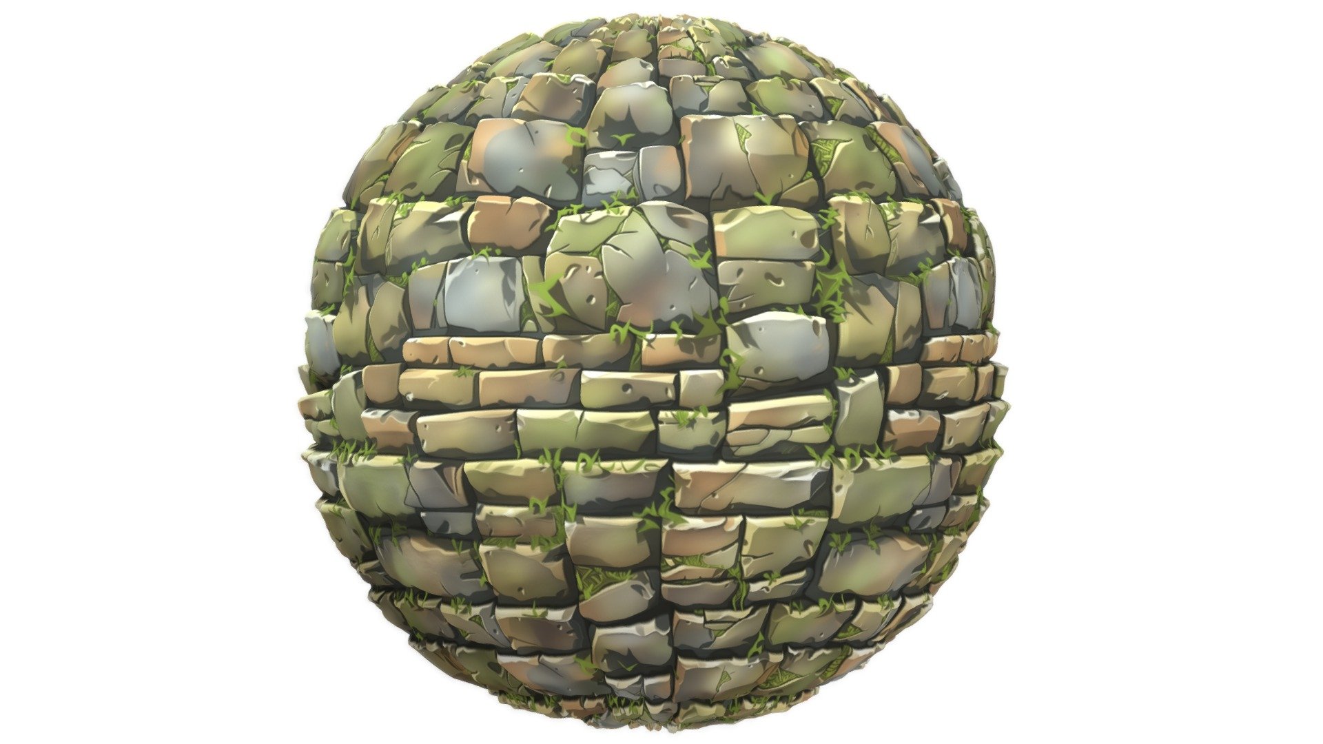 Stylized Brick Seamless Texture - Buy Royalty Free 3D model by ...