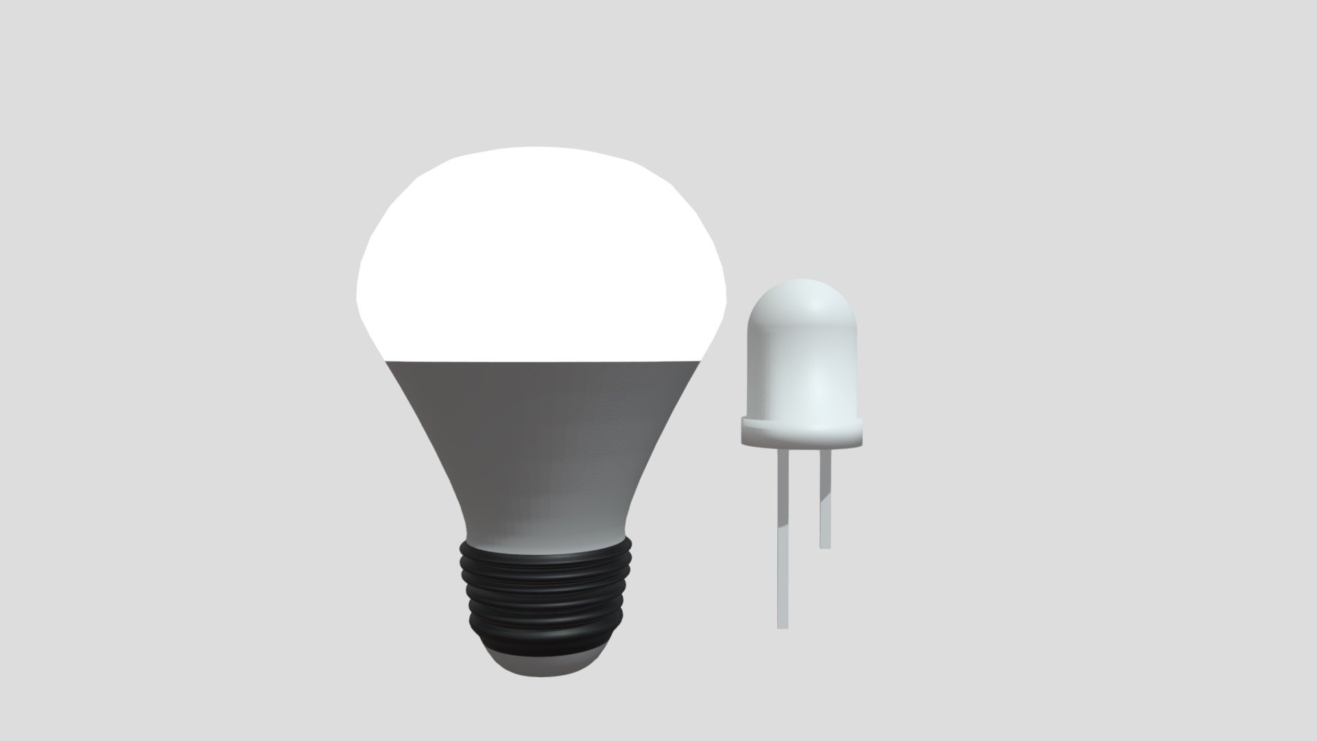 Led light - 3D model by Yi Xuan Chen (@aka.ycz) [74a83d1] - Sketchfab