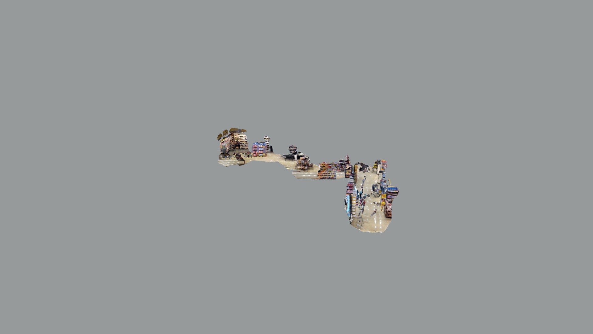 Live-scan fragment grocery store - Download Free 3D model by ...