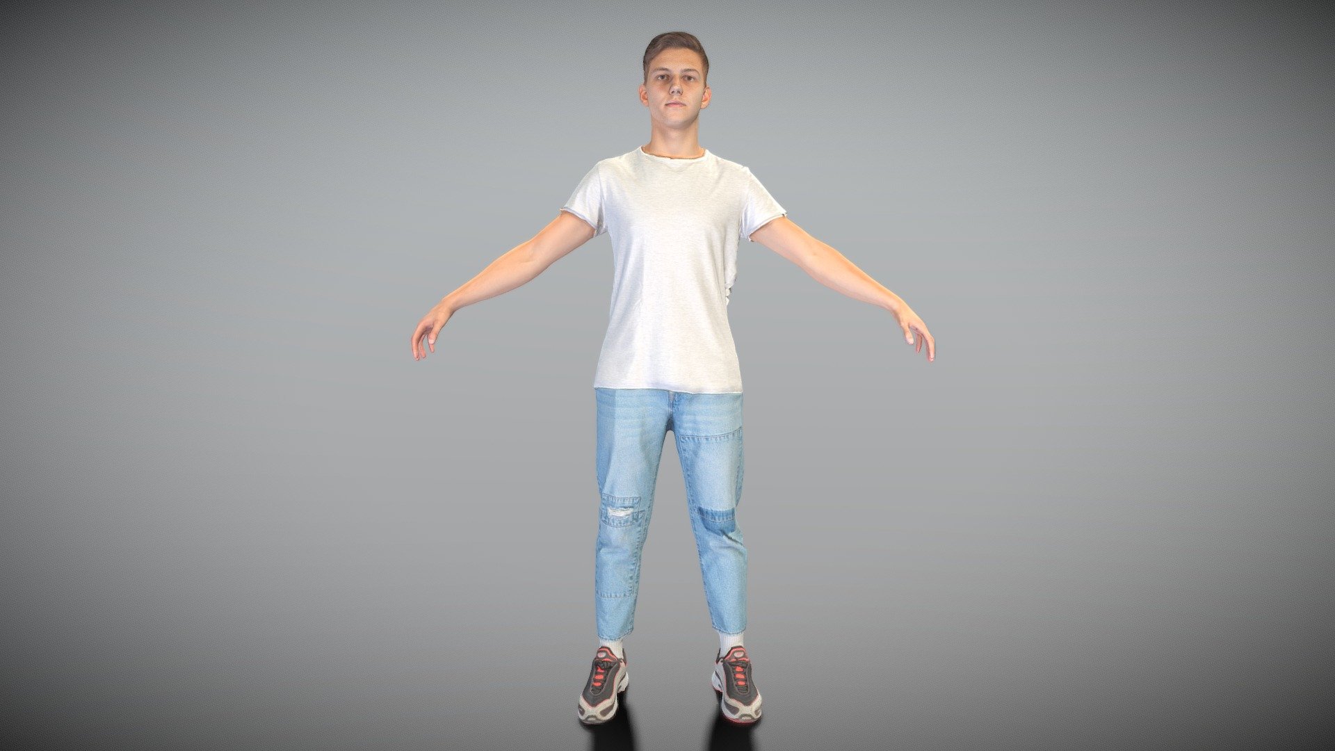 Stylish young man in a A-pose 114 - Buy Royalty Free 3D model by ...