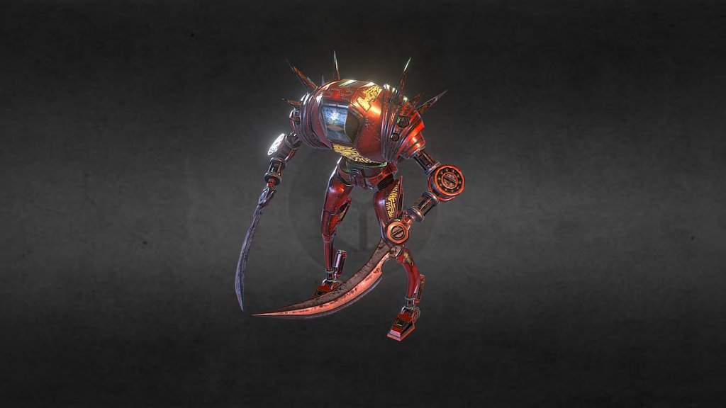 Reaper - Robot 2 - 3D model by Grzegorz Kozłowski (@grzegorzkozlowski ...