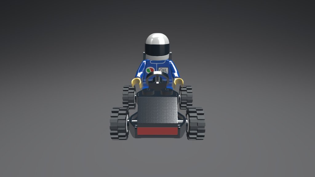 Lego System 1760 Go-Cart - 3D model by kambur [74ac84c] - Sketchfab