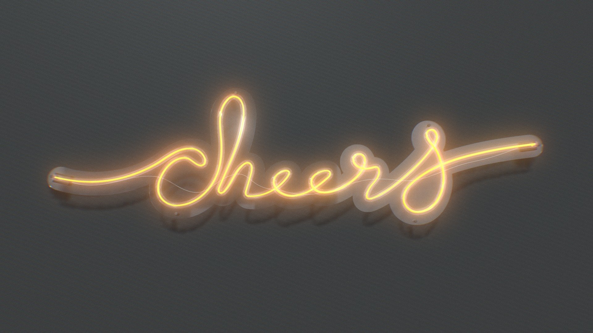 Cheers - Neon Sign - Buy Royalty Free 3D model by NEONPLEX [74ad8f3 ...