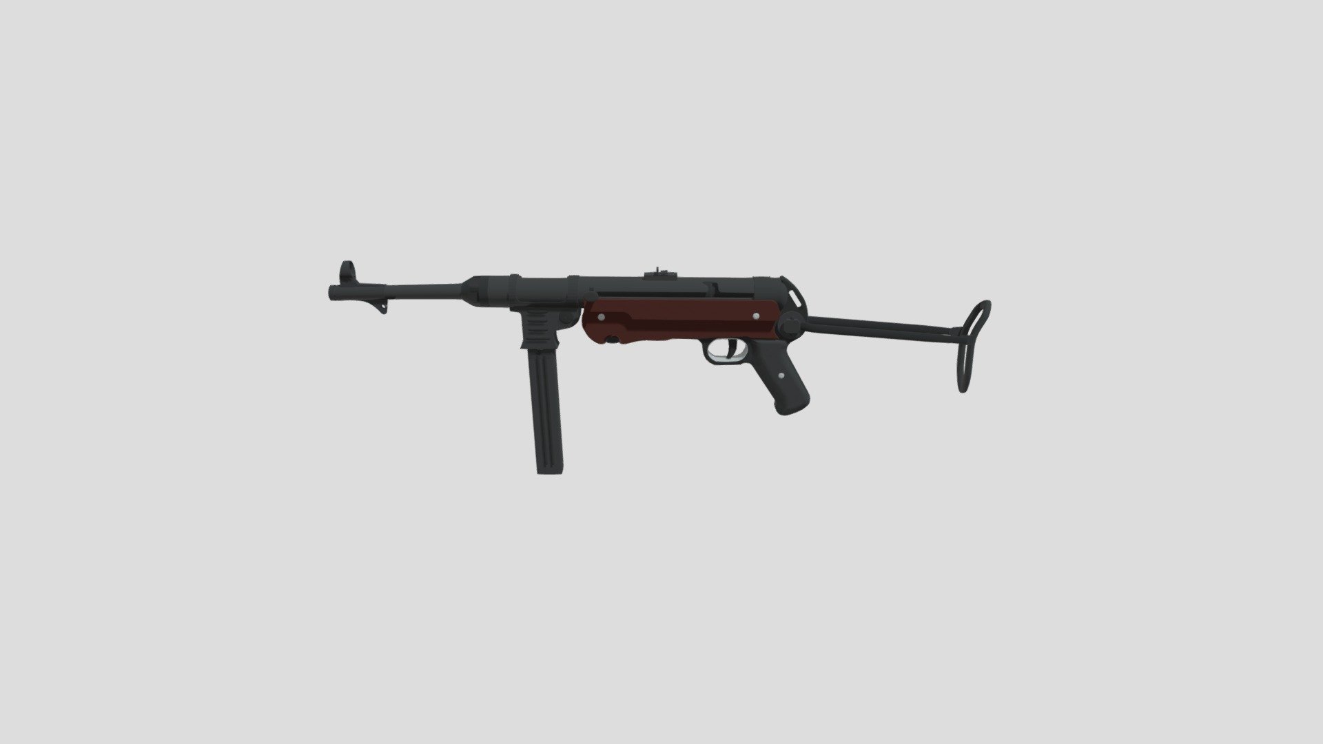 Mp40 - 3D model by Sergey_Vladimirovich [74b0eaf] - Sketchfab