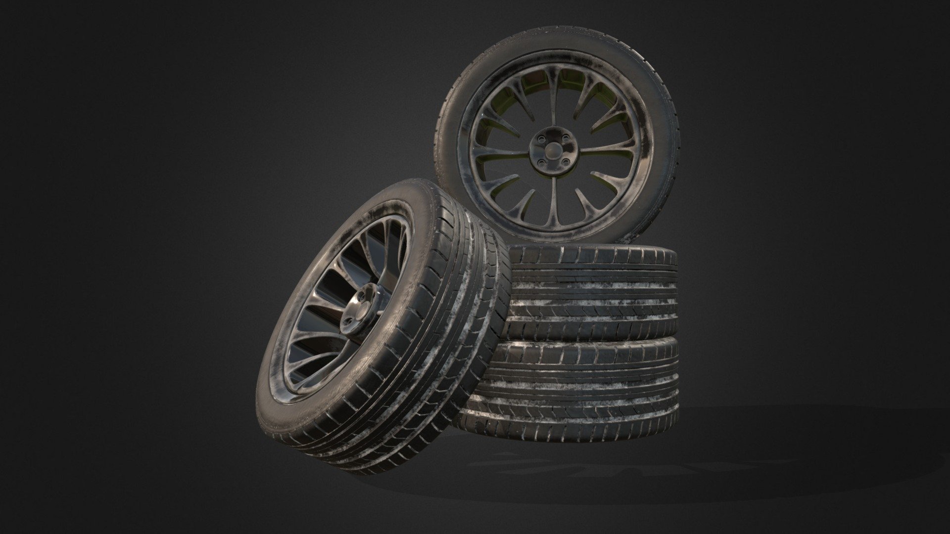 3D Designe Alloy wheel New model - Download Free 3D model by praveen ...
