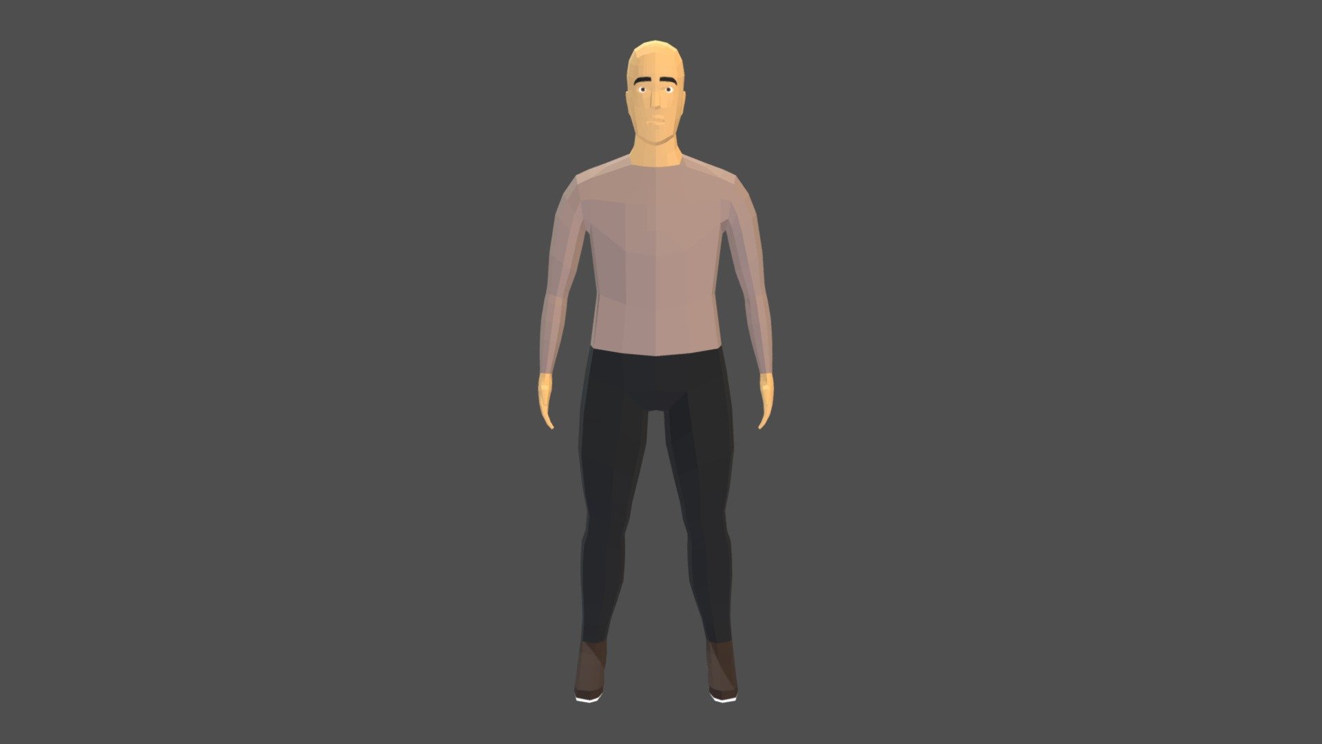 Low Poly Male Human Body - Download Free 3D model by juliaauler ...