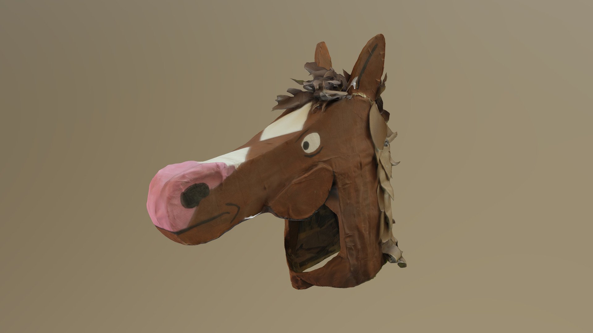 Bojack_Paper_Mache_Head - 3D model by Oritur [74b32f5] - Sketchfab
