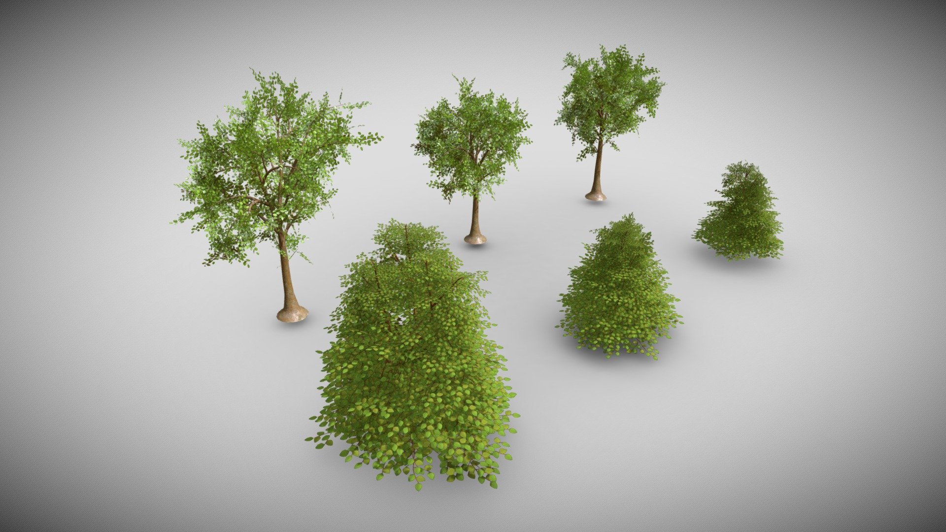 FantasyAssets - Vol3: Trees and Bushes - Download Free 3D model by ...