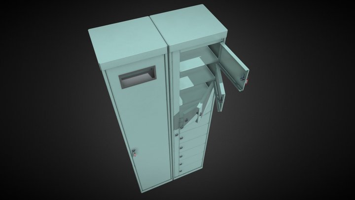 Lockers 3D models - Sketchfab