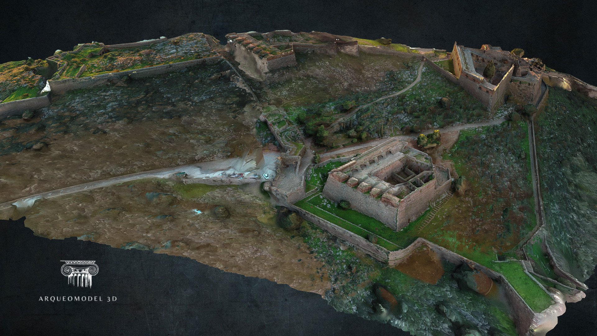 Palamidi Fortress | GREECE - Download Free 3D model by Arqueomodel3D ...