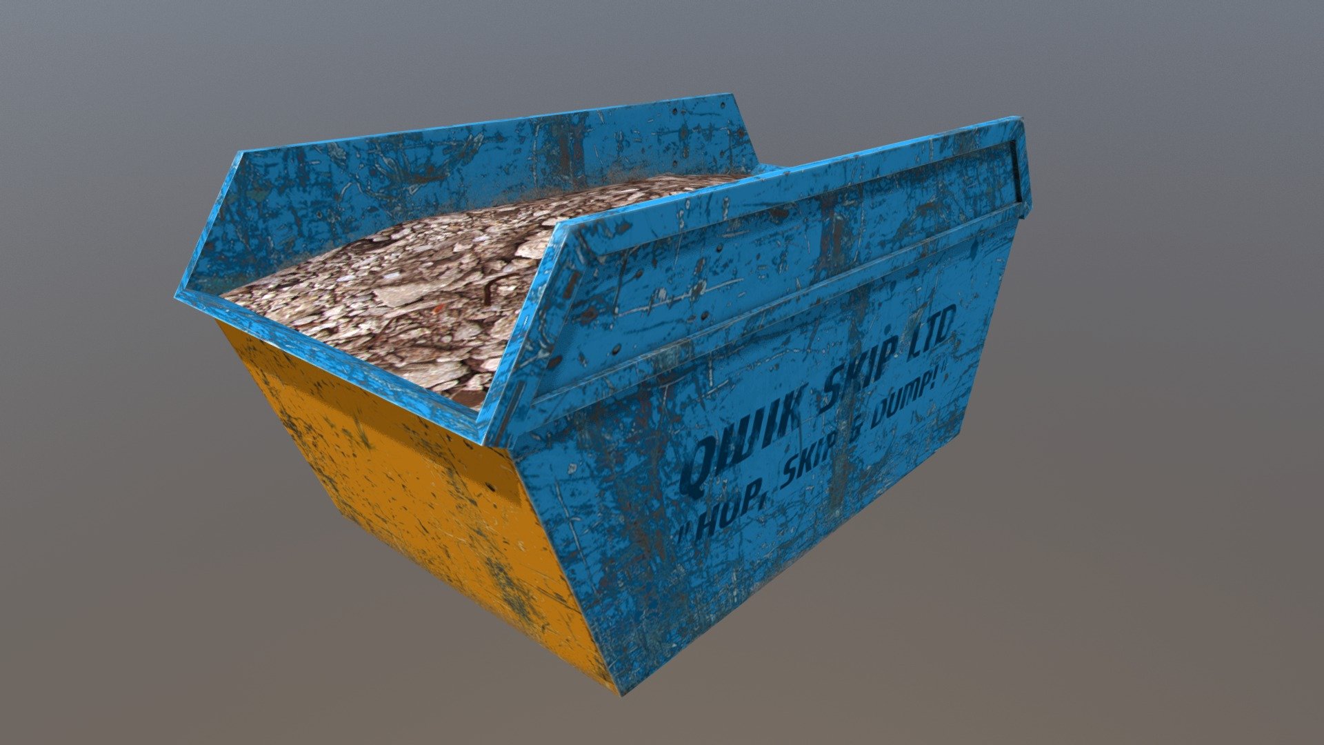 Roadwork Skip - 3D model by Jay Stew (@byrdy77) [74b7bf1] - Sketchfab