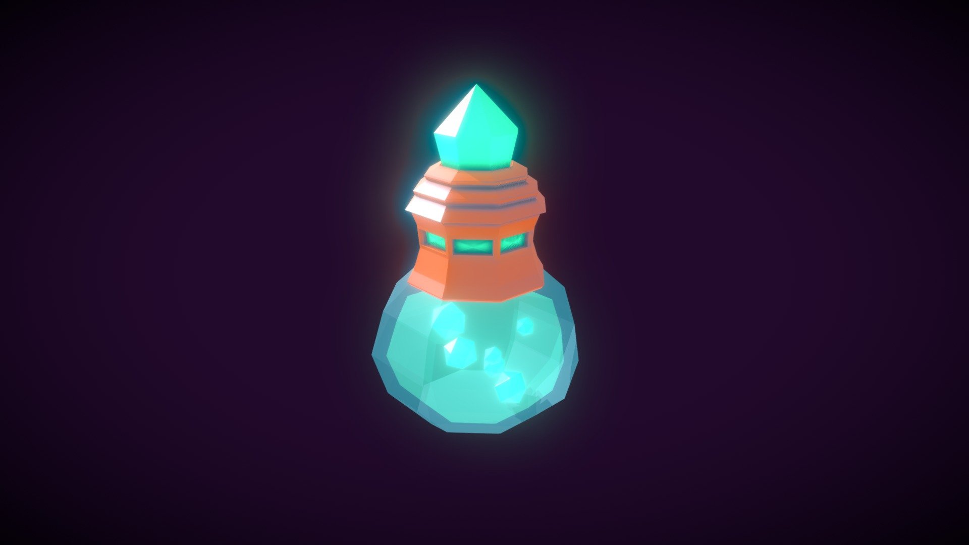 Potion Low Poly - Youtube - 3D model by Gabriel Chauriye (@gabrielch ...